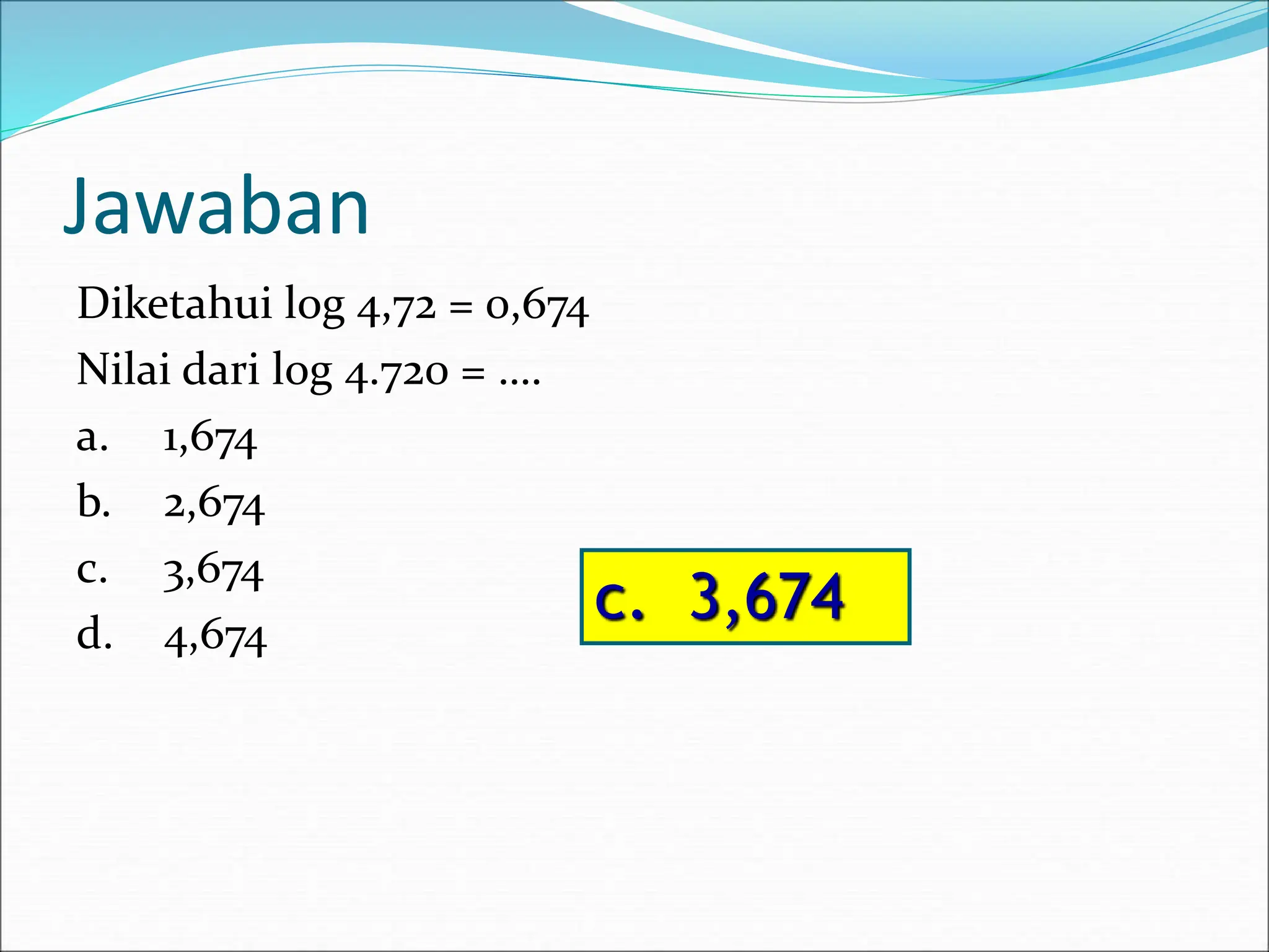 LOGARITMA KELAS 10.ppt
