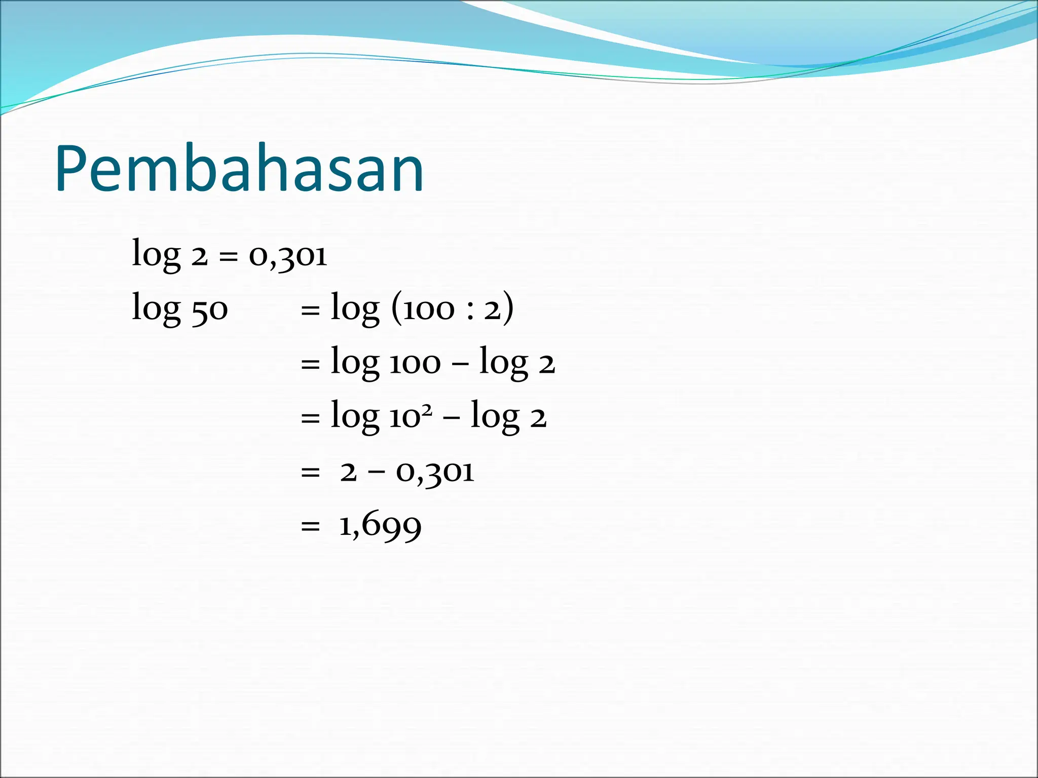LOGARITMA KELAS 10.ppt