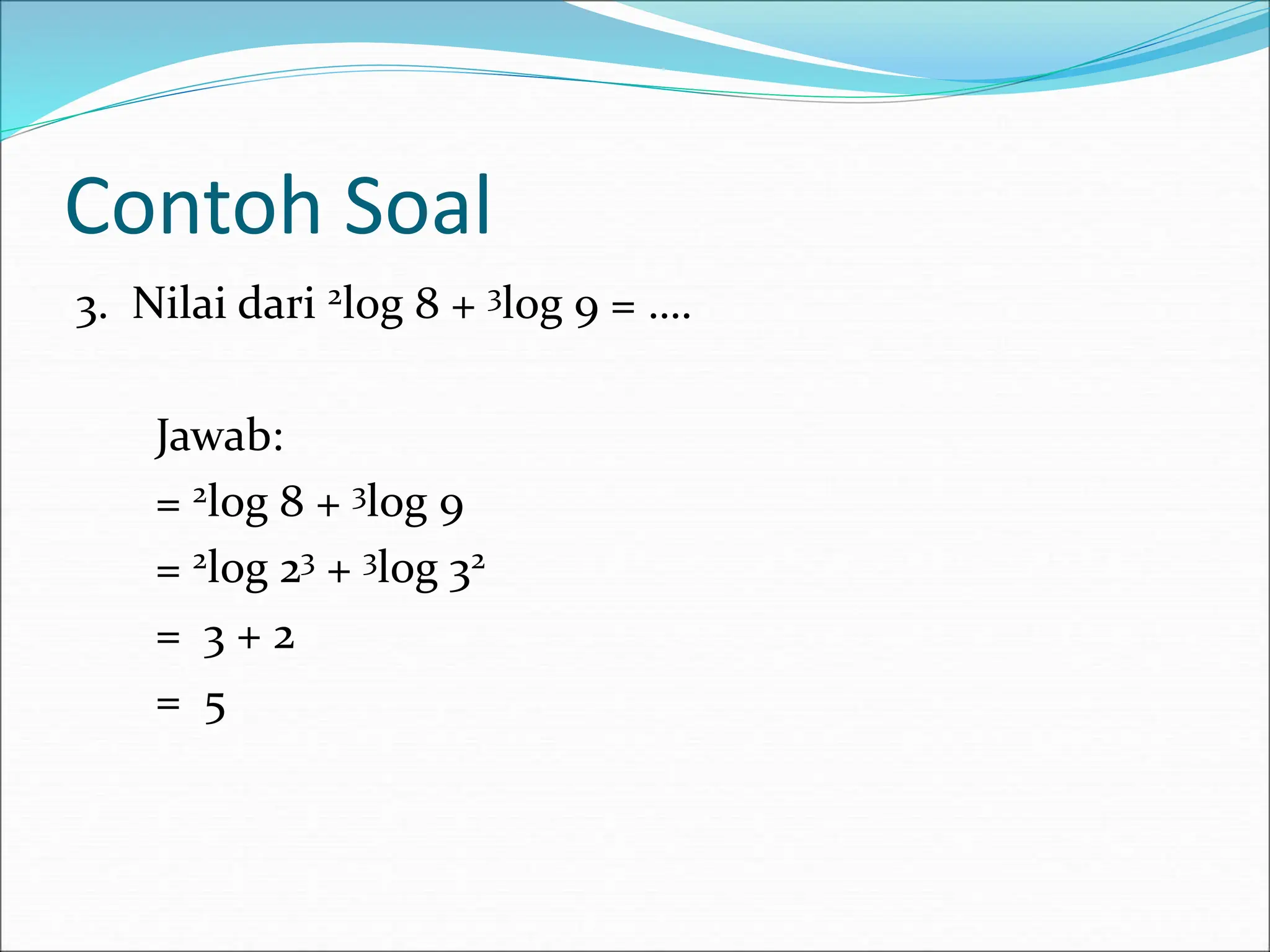 LOGARITMA KELAS 10.ppt