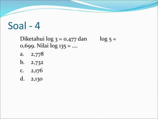 LOGARITMA KELAS 10.ppt