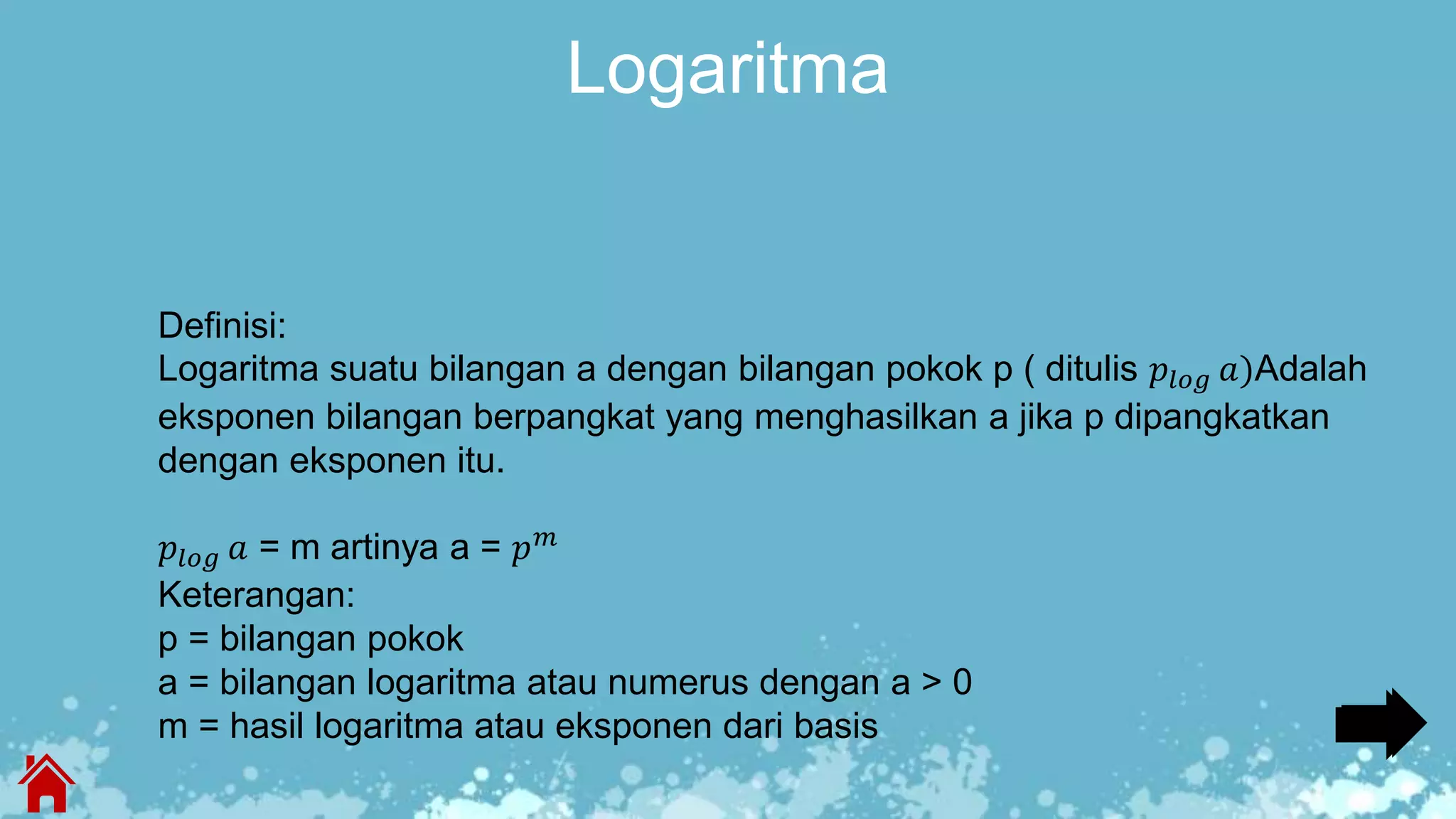 Logaritma (yulia sari) | PPTX