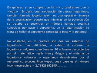 Logaritmos | PPT