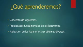Logaritmos | PPTX
