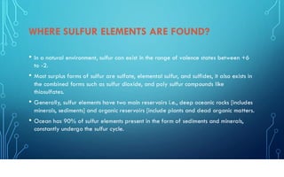 SULPHUR CYCLE SOIL AND AGRICULTURAL MICROBIOLOGY | PDF