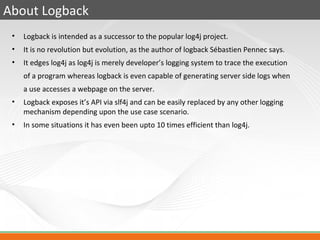 Logback | PPT