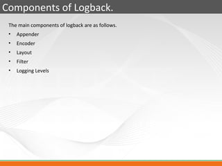 Logback | PPT