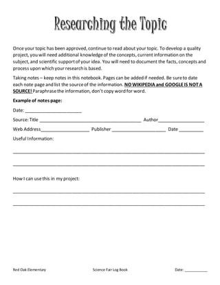 Another good log book for kids | DOCX