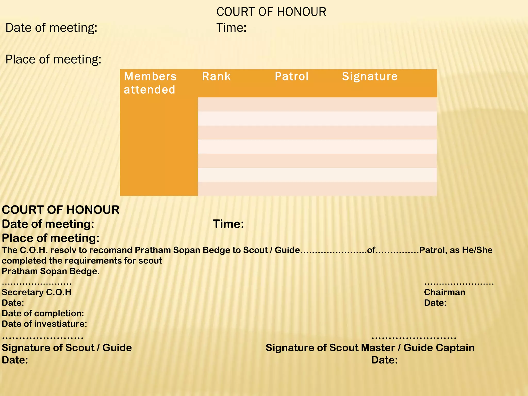 Scout and Guide Logbook | PPT