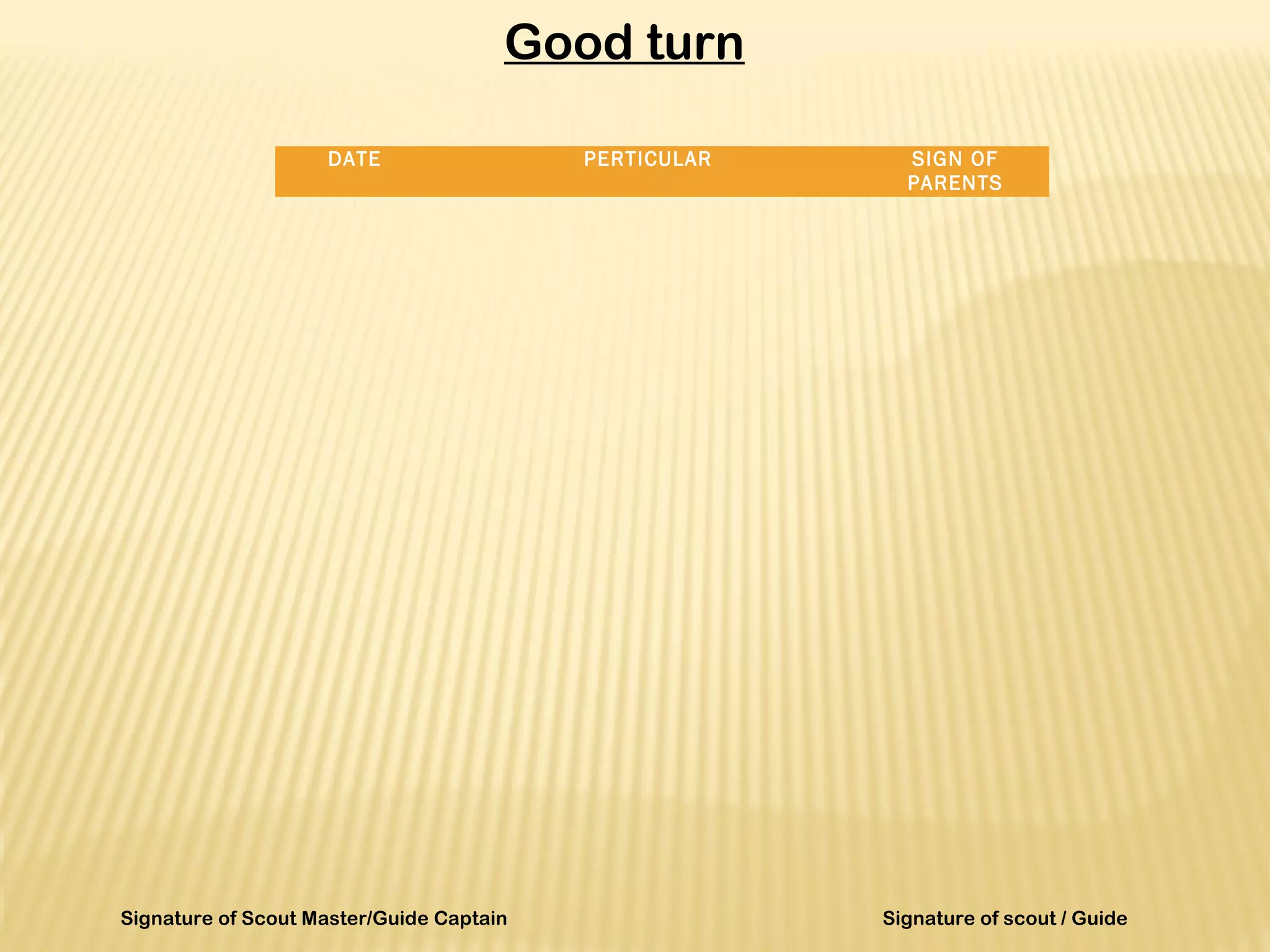 Scout and Guide Logbook | PPT