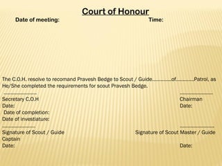 Scout and Guide Logbook | PPT