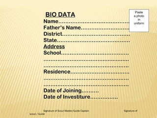 Scout and Guide Logbook | PPT