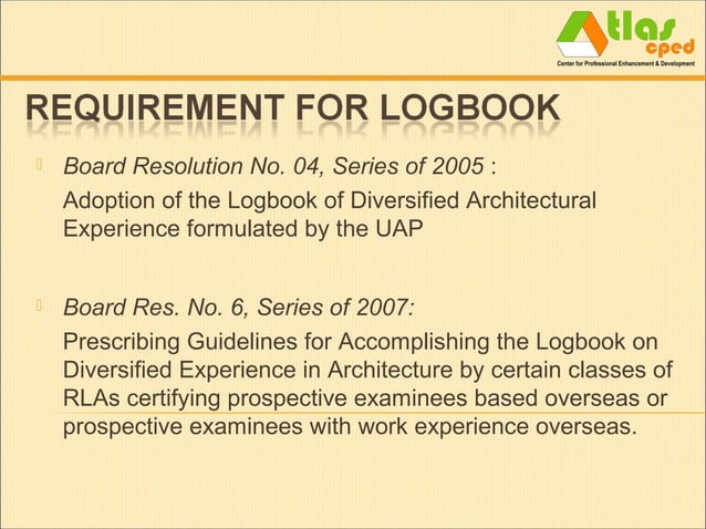 Logbook application | PPT