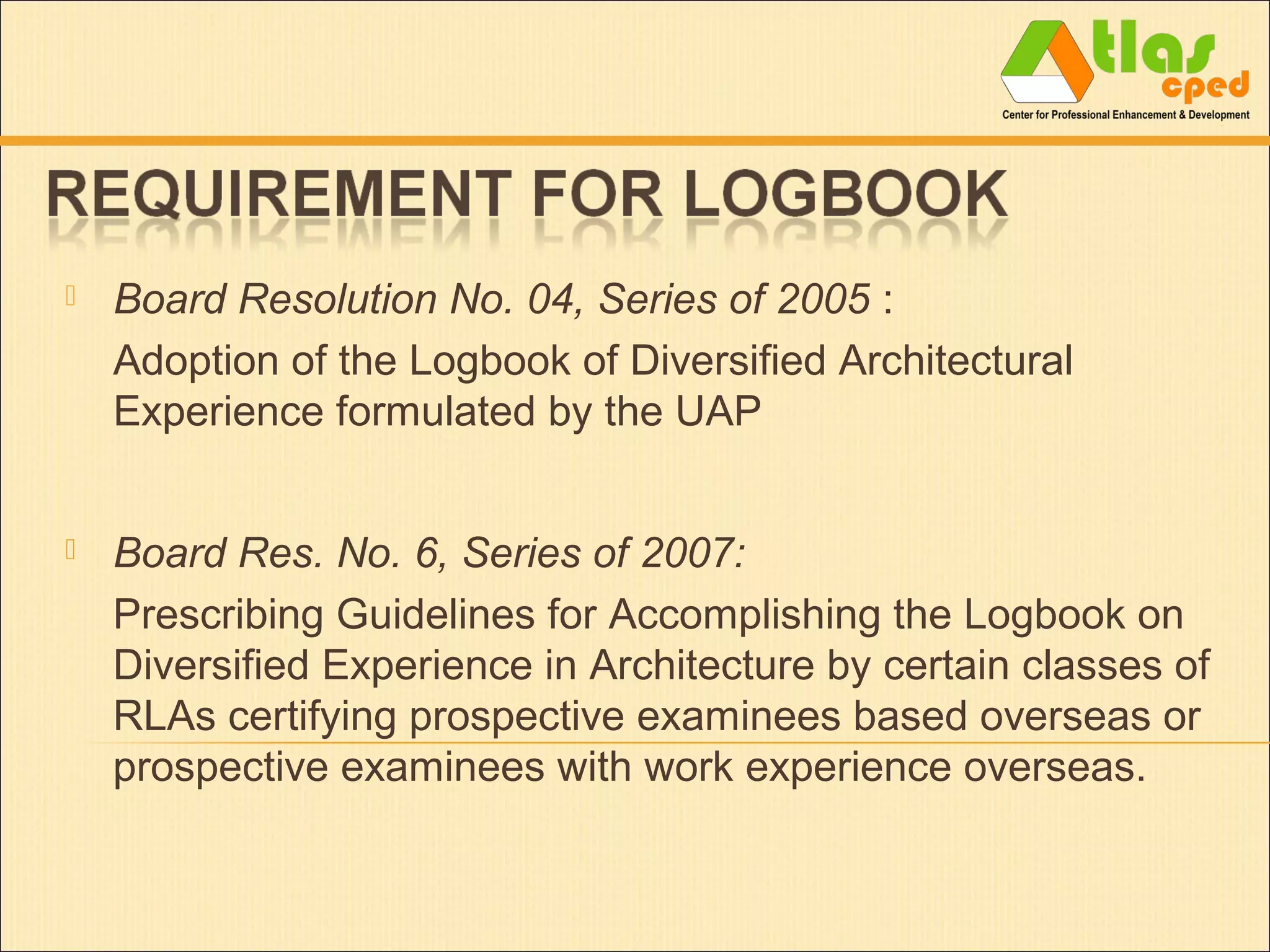 Logbook application | PPT