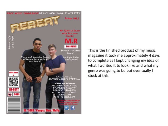 Log book & evaluation sam watson | PPTX