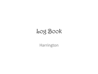 Log book Fonts | PPT