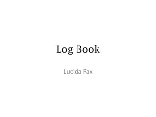 Log book Fonts | PDF
