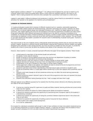 Logbook for industrial supervision and training | DOCX