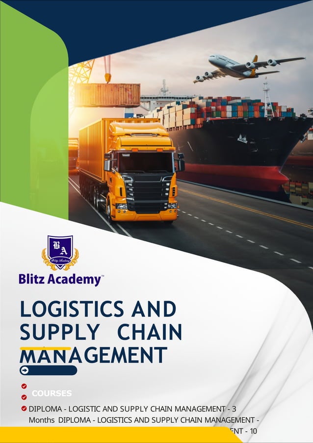 Learn Logistics and Supply Chain Management in Kerala | Blitz Academy ...
