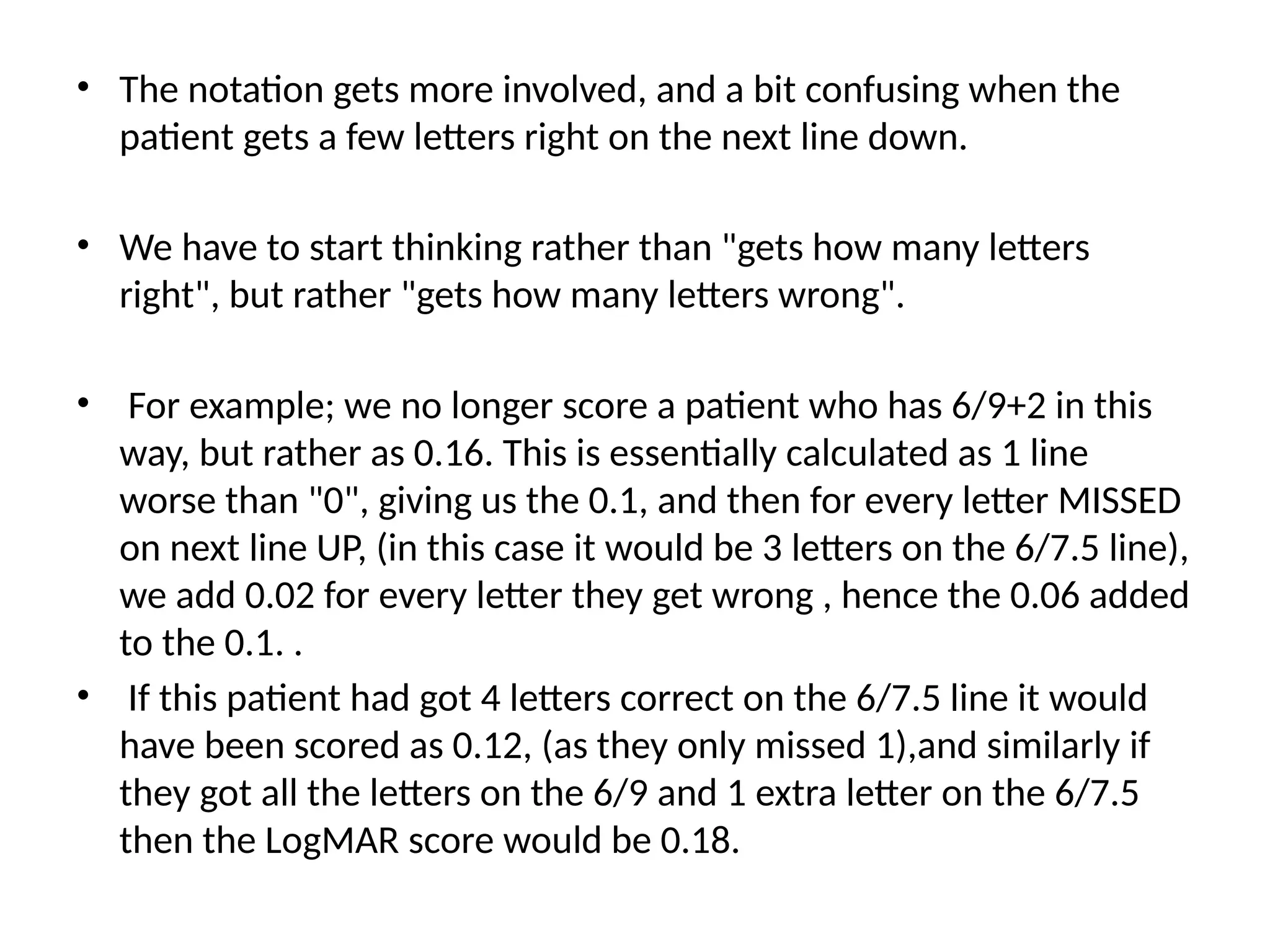 log chart va .pptx LogMAR and Snellen Difference | PPTX
