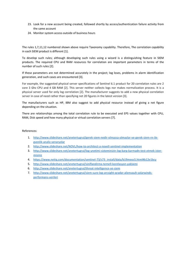 Log correlation SIEM rule examples and correlation engine performance data | PDF