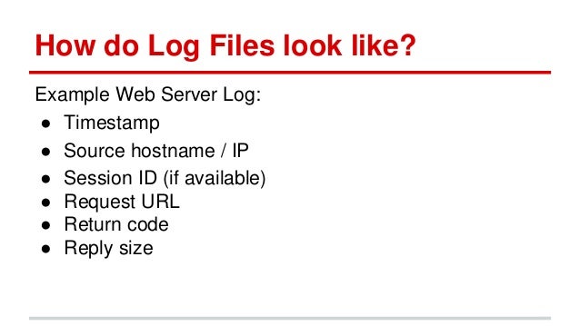 Log Files 