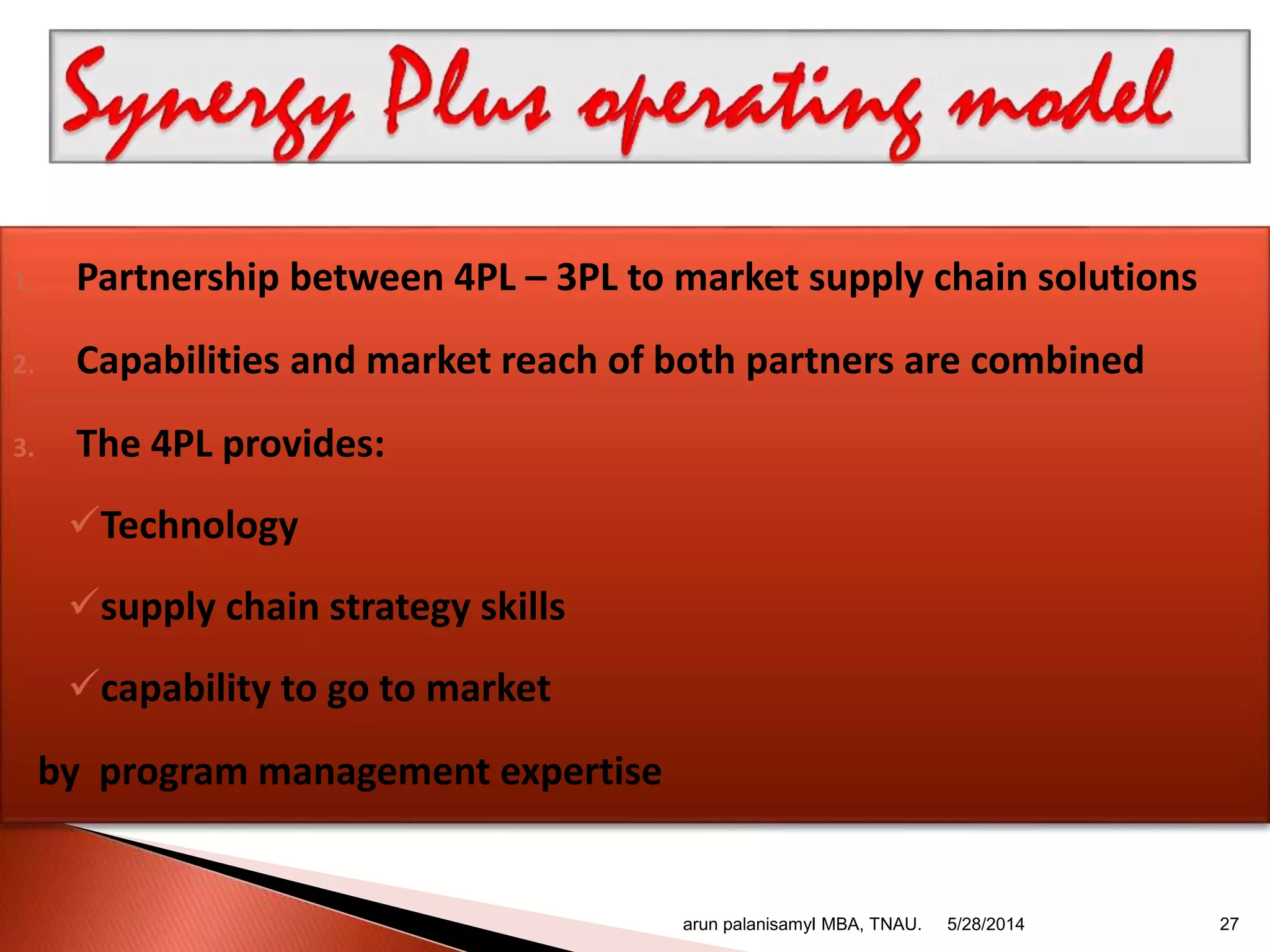 3patry and 4 party logistics | PPTX