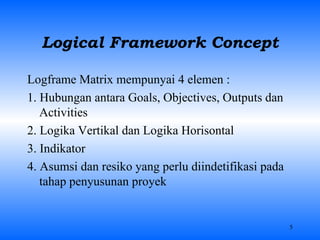Logframe : Kerangka Logis | PPT