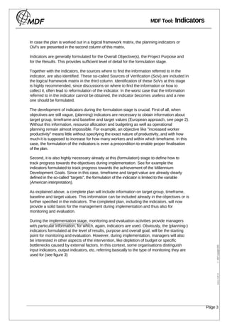 Logframe _indicators__by_dr_malik_khalid_mehmood_ph_d | PDF