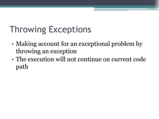Logging and Exception | PPT