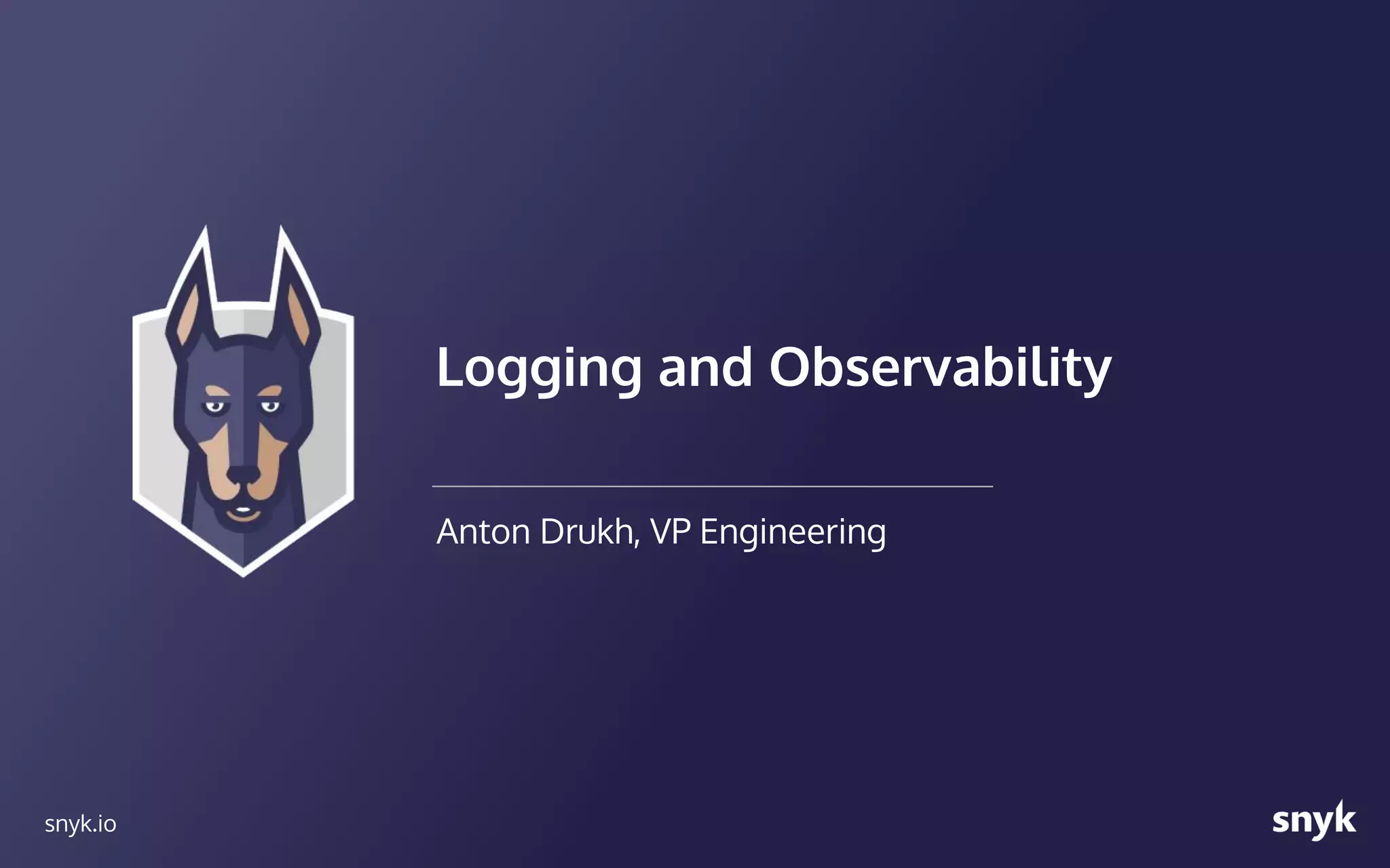 Logging And Observability Ppt
