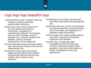 Loggingenmonitoringpresentatiemetpenetratietesten | PPTX