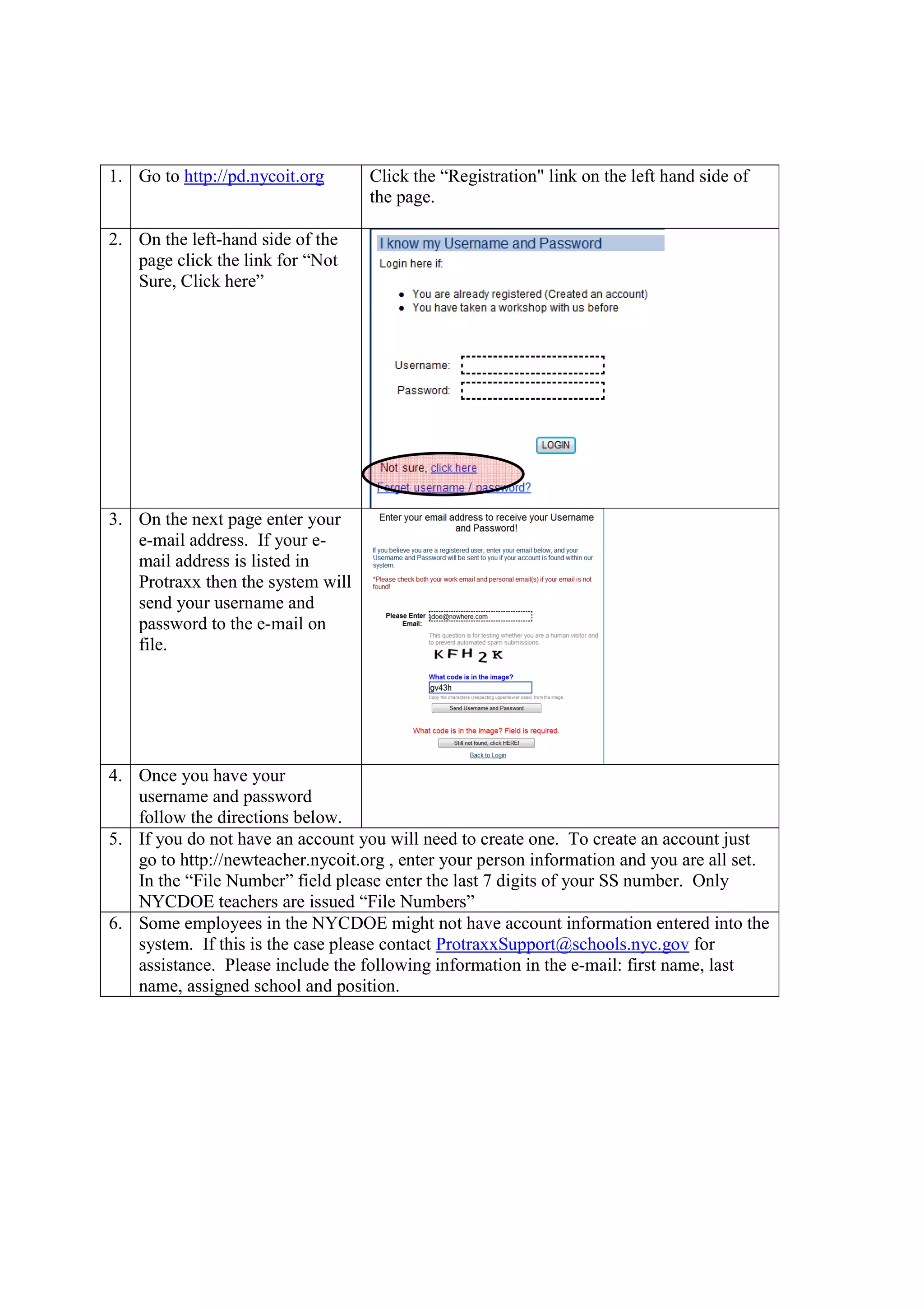 Logging In Protraxx Non Public | PDF