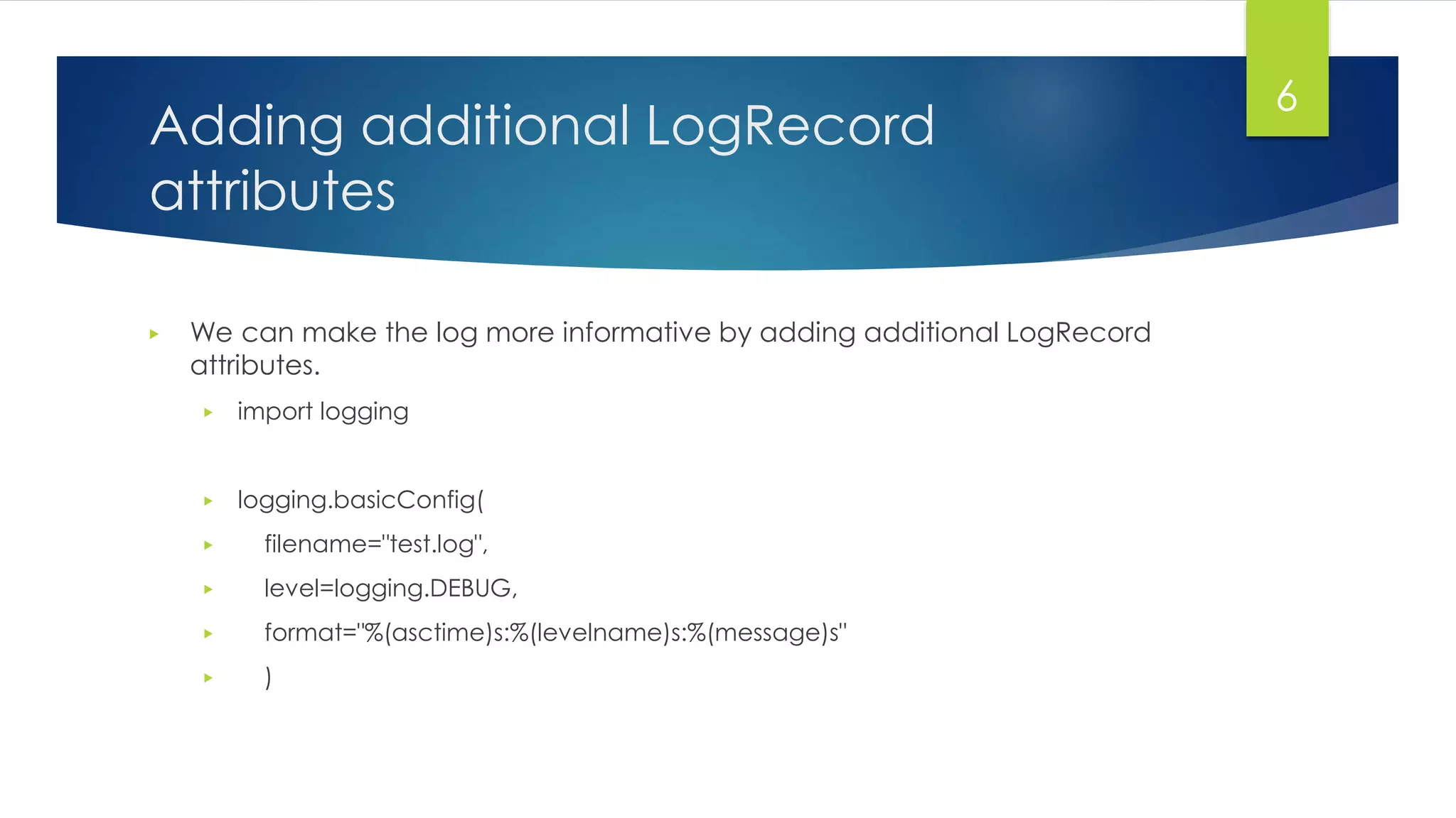 Logging in Python.pptx