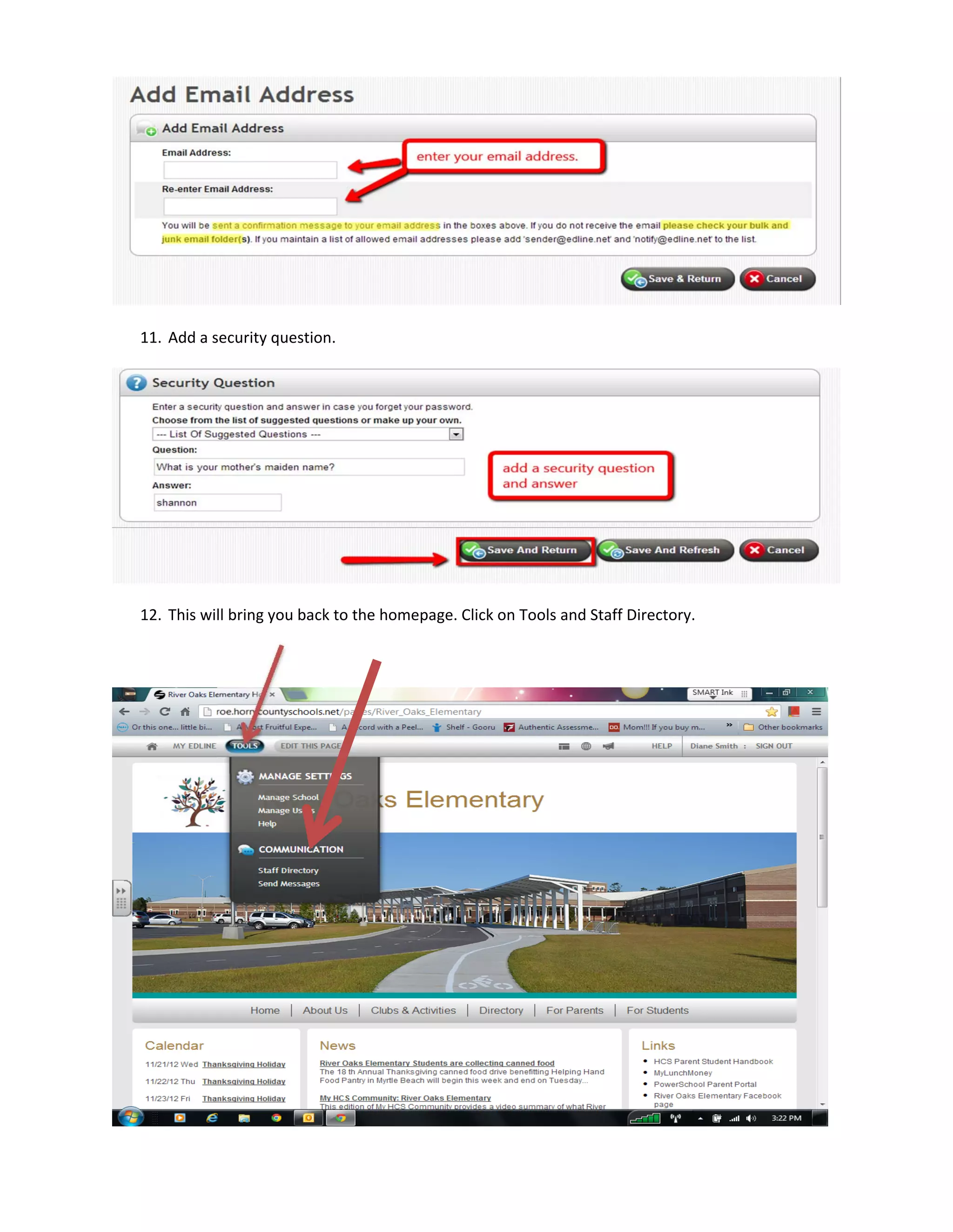 Logging into edline for the first time | PDF