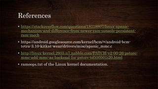 Logging kernel oops and panic | PDF