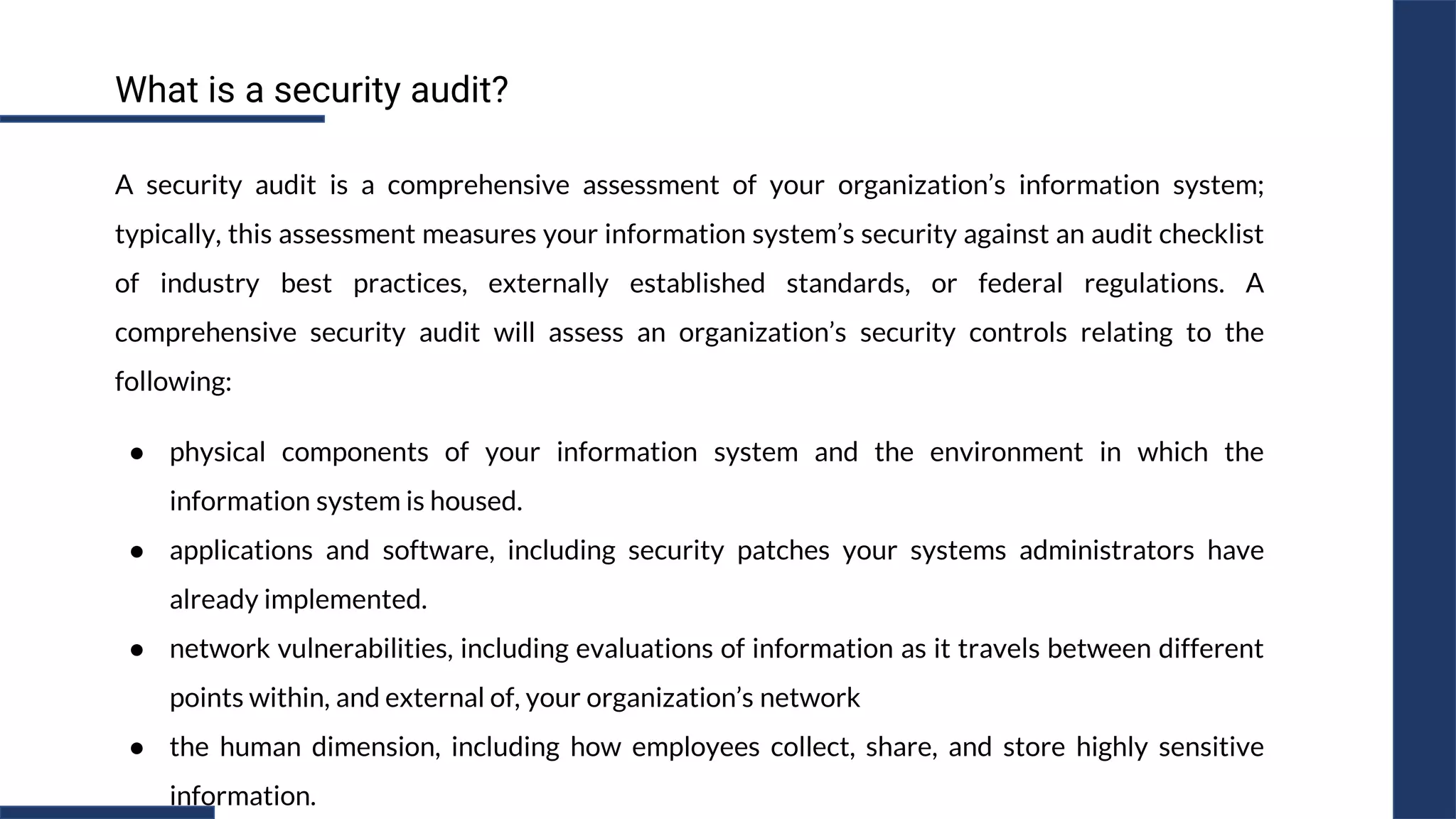 Logging, monitoring and auditing | PPTX