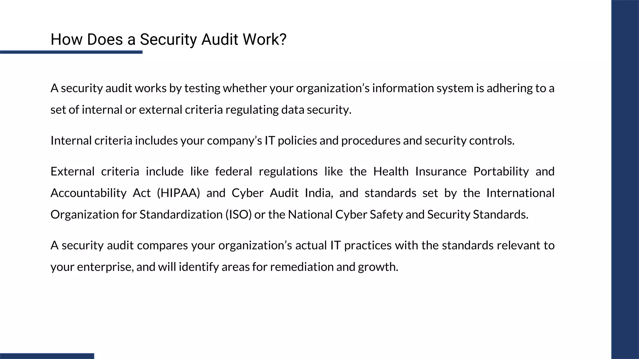 Logging, monitoring and auditing | PPTX