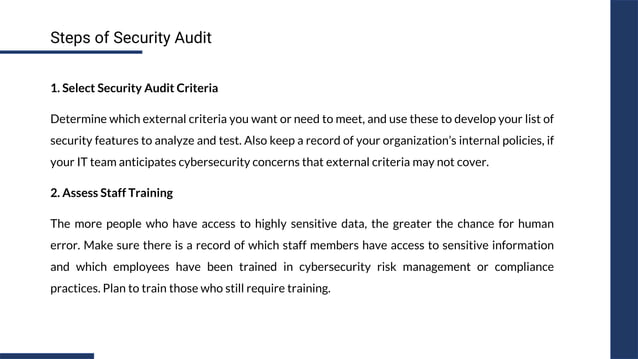 Logging, monitoring and auditing | PPTX