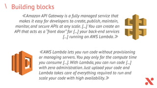 Logging, monitoring and tracing in a serveless app | PPT