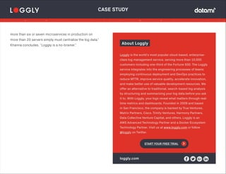 Loggly - Case Study - Datami Keeps Developer Productivity High with Loggly | PPT