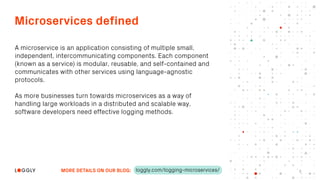 Loggly - Tools and Techniques For Logging Microservices | PPT