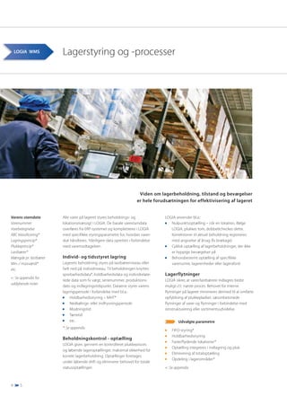LOGIA WMS brochure - styring og optimering af lager og logistik (DANISH ...
