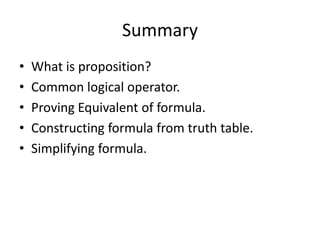 Logic | PPT