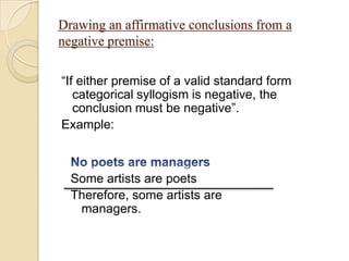 Logic FORMAL FALLACIES | PPTX