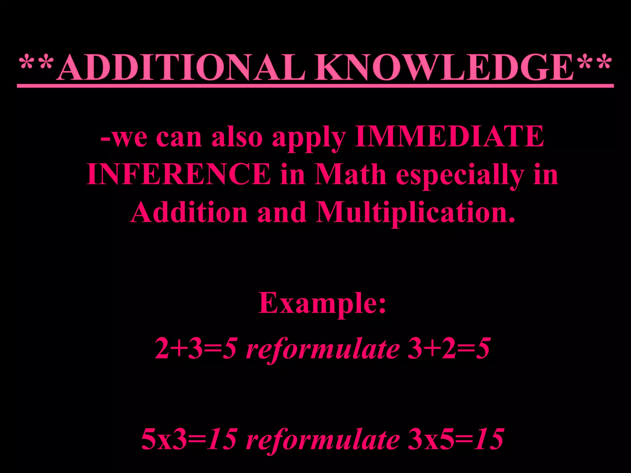 Reasoning & Inference | PPTX