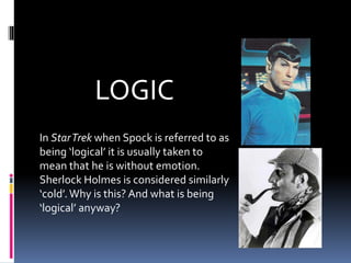 The Importance of Logic | PPTX