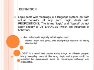 Logic | PPT