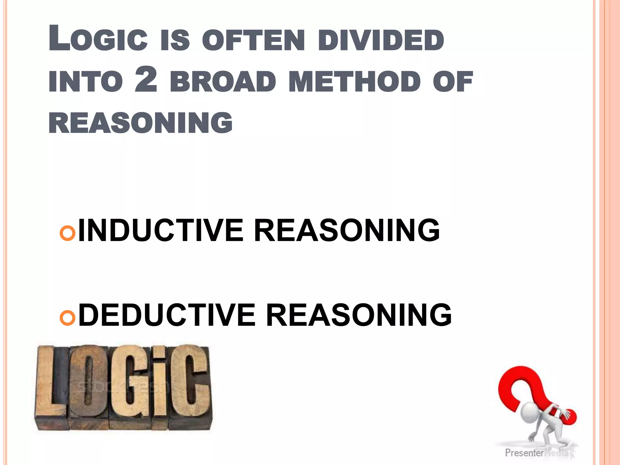 Logic Reasoning | PPTX