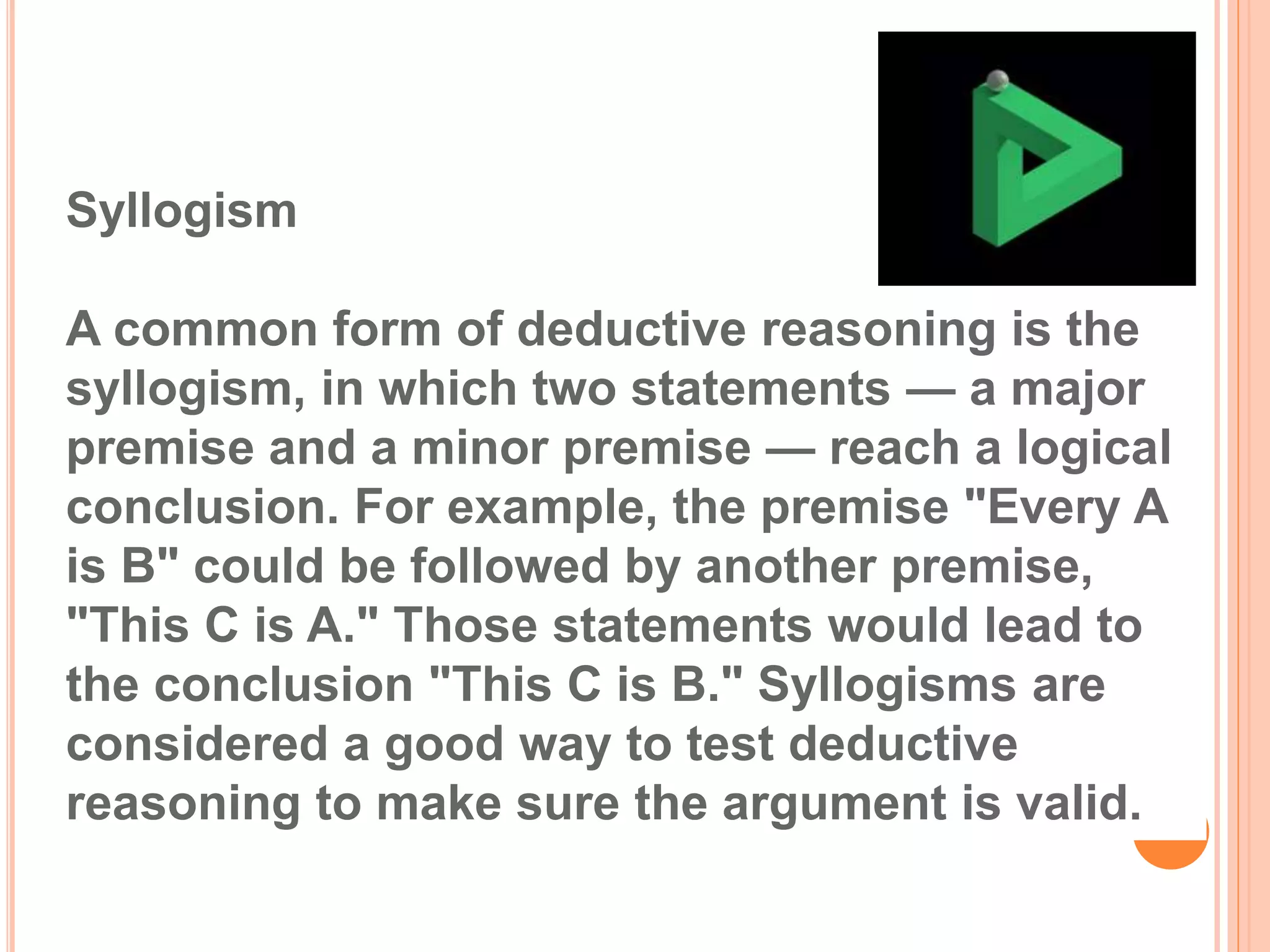 Logic Reasoning | PPTX