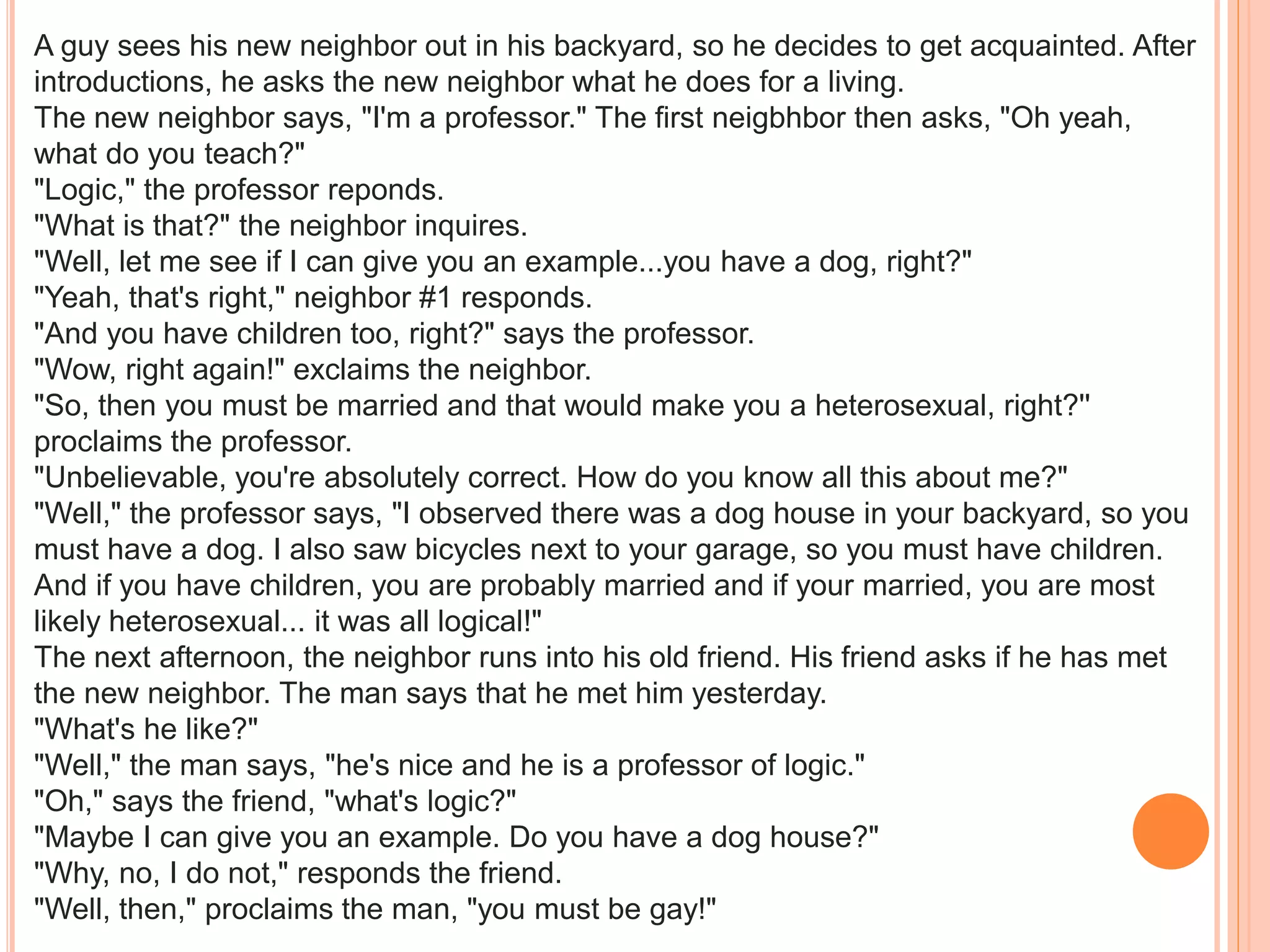 Logic Reasoning | PPTX